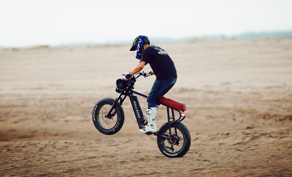 Roll-Road Shark: The Ultimate Moped-Style Off -Road Beast – Roll Road Ebike